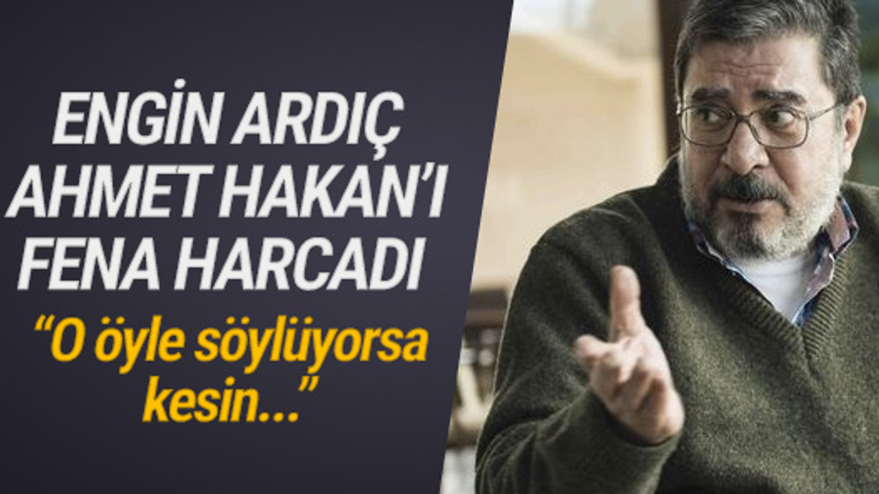 Engin Ardıç, Ahmet Hakan'ı fena harcadı | Medya