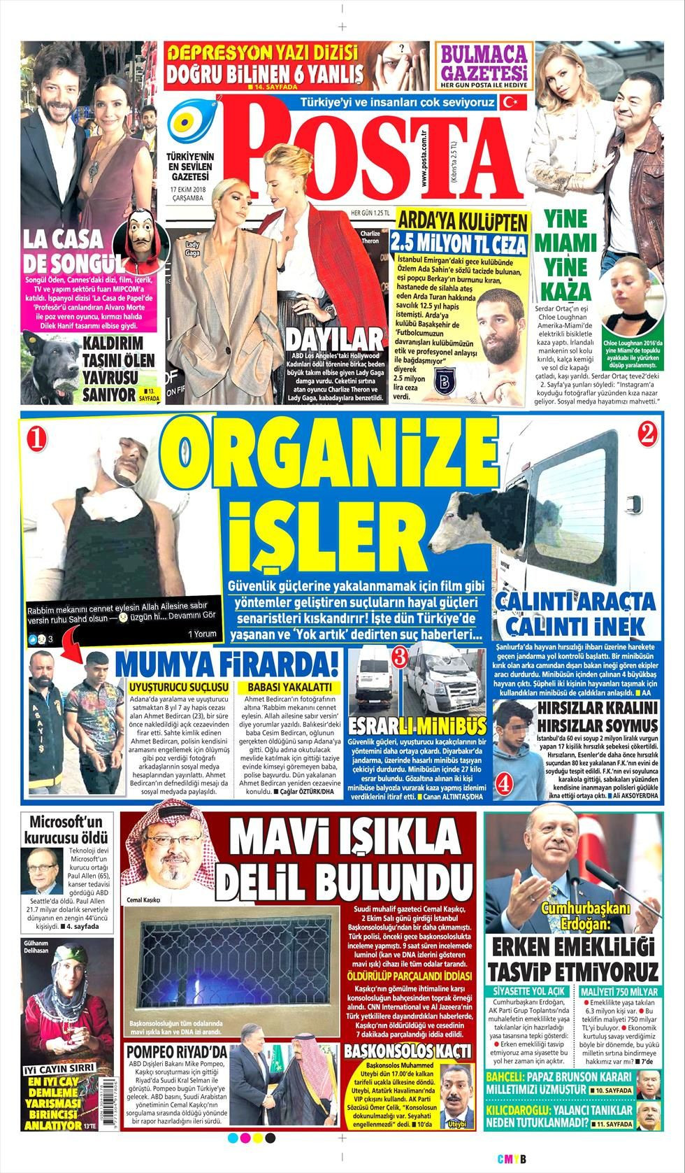 Gazetesi Manşetleri, Gazeteler